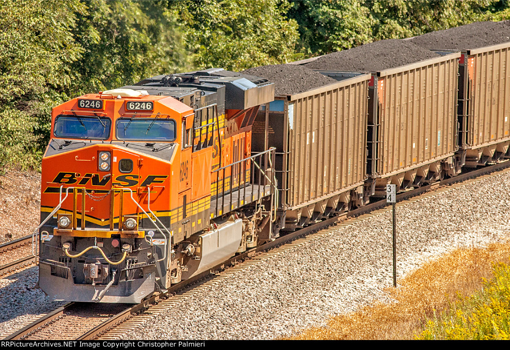 BNSF 6246 - Rear DPU on C-ETMCSS0-15
